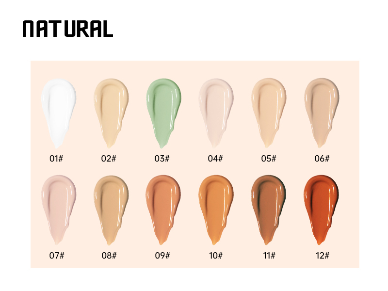 12 Colors Concealer Palette - Natural