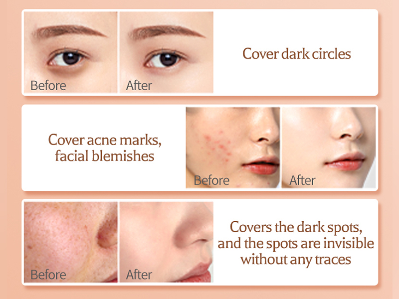 5 Colors Concealer Palette - Natural