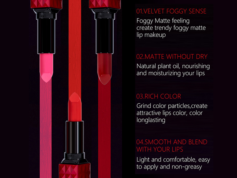 Long-lasting Matte Lipstick - Natural